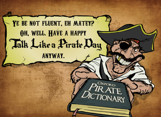 MyFunCards Fluent In Pirate Send Free Holidays ECards Holidays 